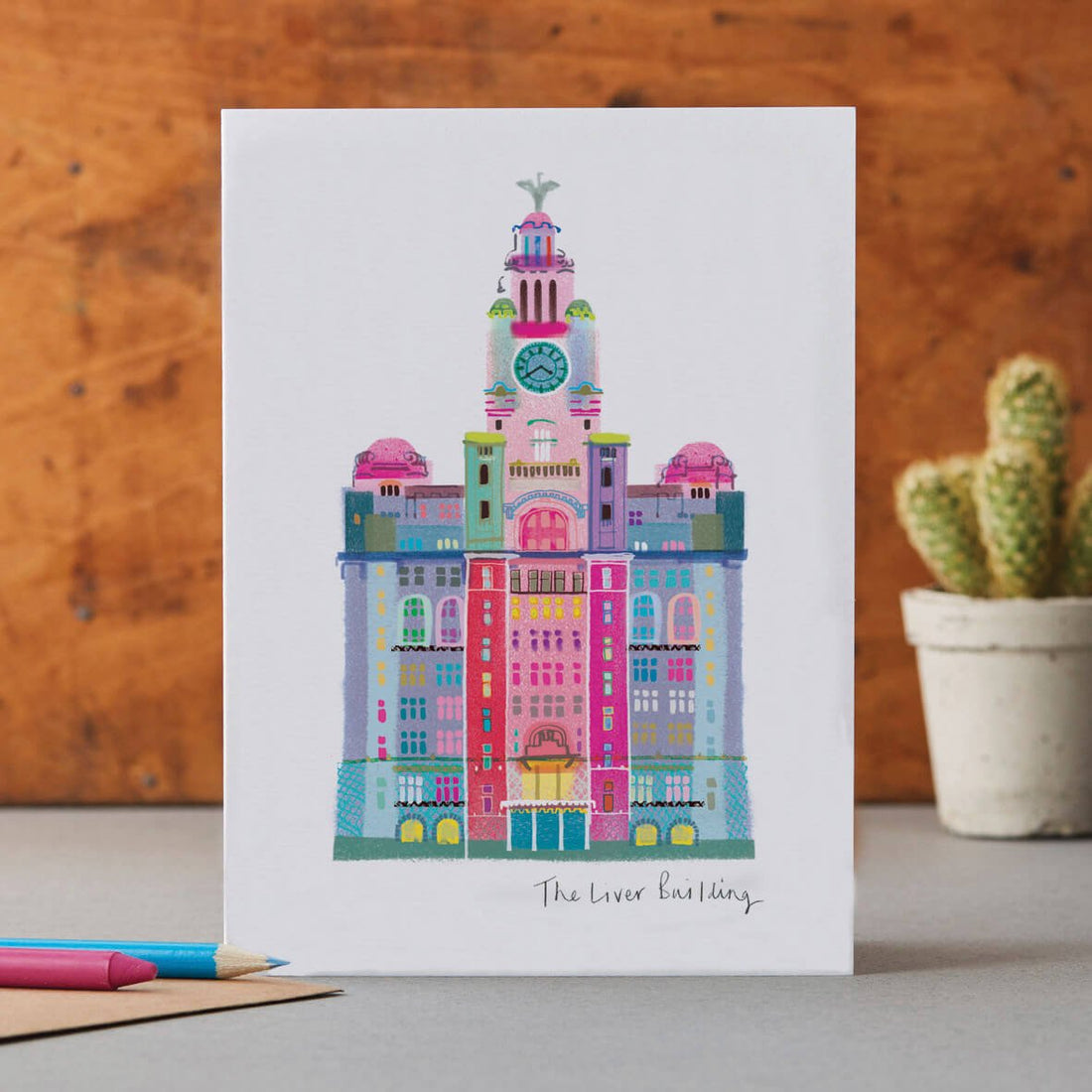 THE LIVER BUILDING CARD – idrewthis.co.uk