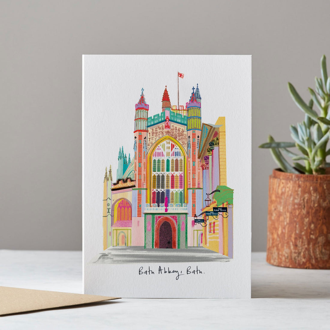 BATH ABBEY CARD – idrewthis.co.uk